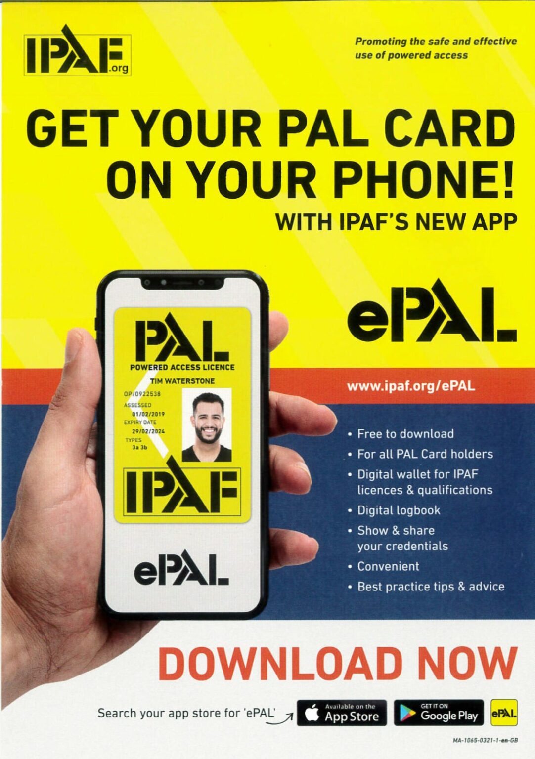 IPAF smart PAL cards | 2 Start Ltd